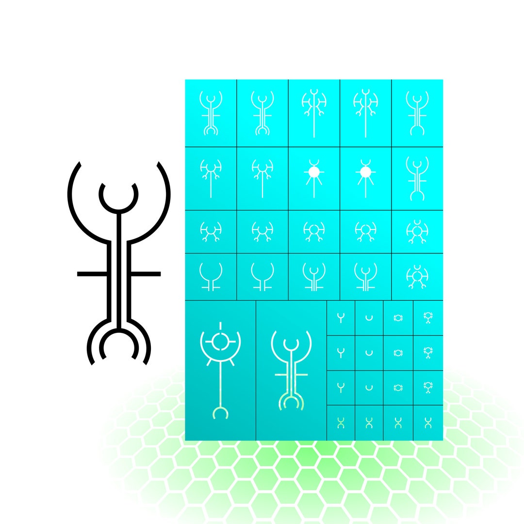 Ancient Alien Stencil for Miniature Wargame Painting - Etsy