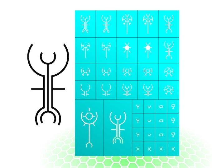 Ancient Alien Stencil for Miniature Wargame Painting - Etsy
