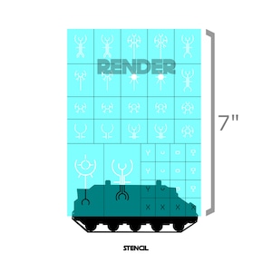 Ancient Alien Stencil for Miniature Wargame Painting - Etsy