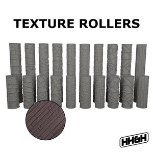 Texture Rollers for Miniature Model Terrain - Set 27 - Etsy
