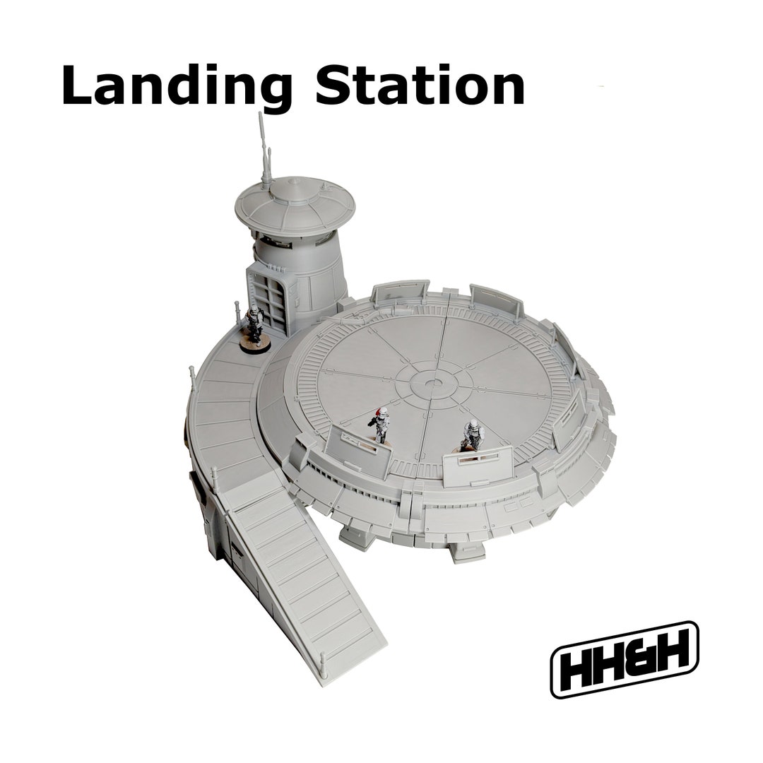 Landing Station Star Wars Legion Terrain Outer Rim War Scenery Lothal ...
