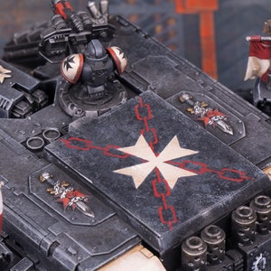 Templar Knights Stencil for Miniature Wargaming - Etsy