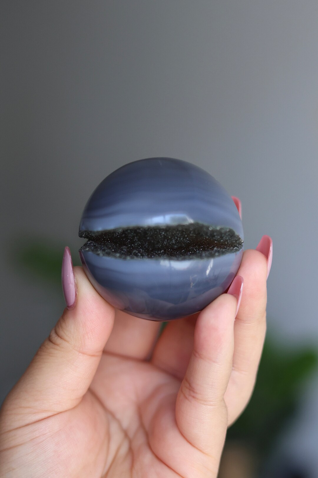 Druzy Agate Sphere - Etsy