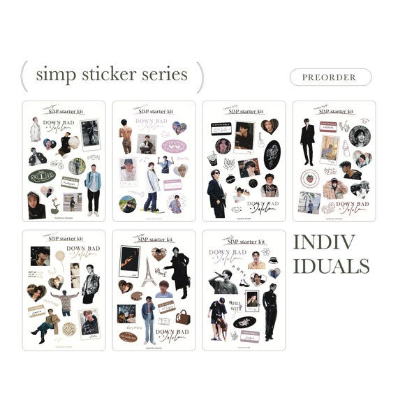 Individuals Simp Sticker Series - Etsy