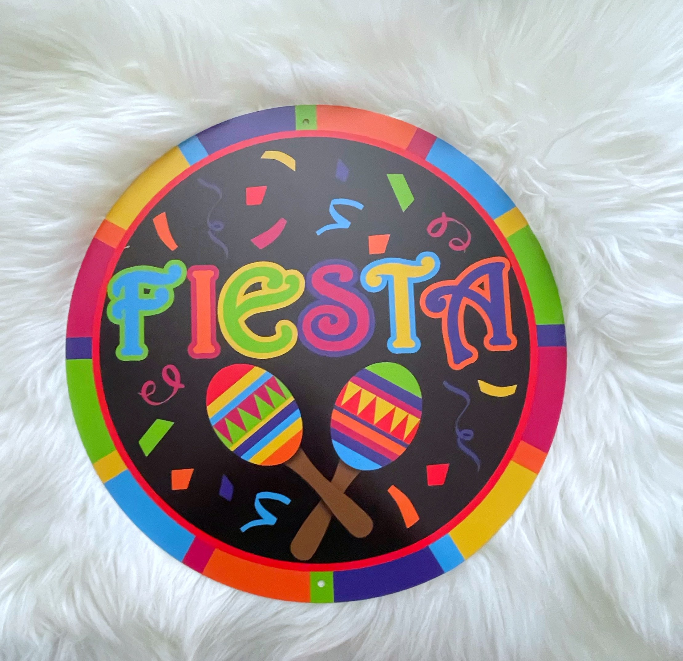Fiesta Wreath Sign, Wreath Signs, Wreath Enhancements, Home Decor Sign ...