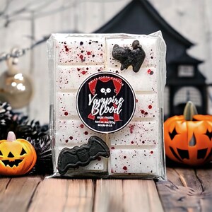 Halloween Wax Melts, Snap Bar, Hot Cocoa Scented, Vampire Blood, Bite ...