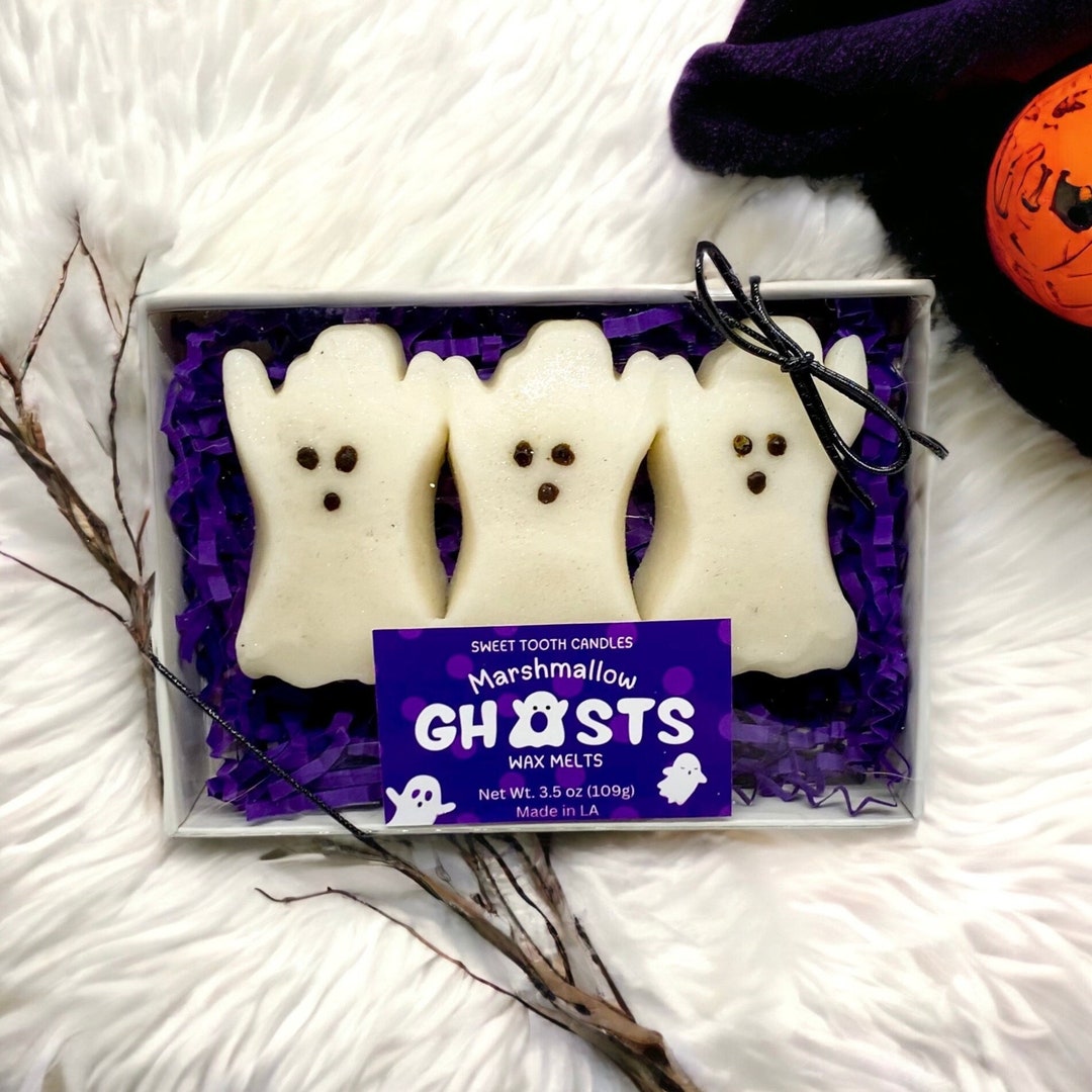 Marshmallow Ghost Wax Melts, Spooky Wax Melts, Halloween Wax Melt Decor ...