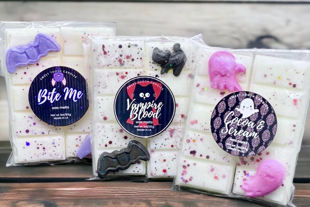 Halloween Wax Melts, Snap Bar, Hot Cocoa Scented, Vampire Blood, Bite ...