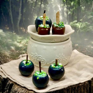 Witches Bubbling Apple Wax Melts, Caramel Apple Green Apple Wax Melts ...