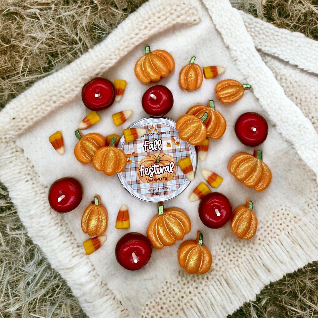 Fall Festival Wax Melts, Fall Wax Melts, Fall Home Decor, Pumpkin Apple ...