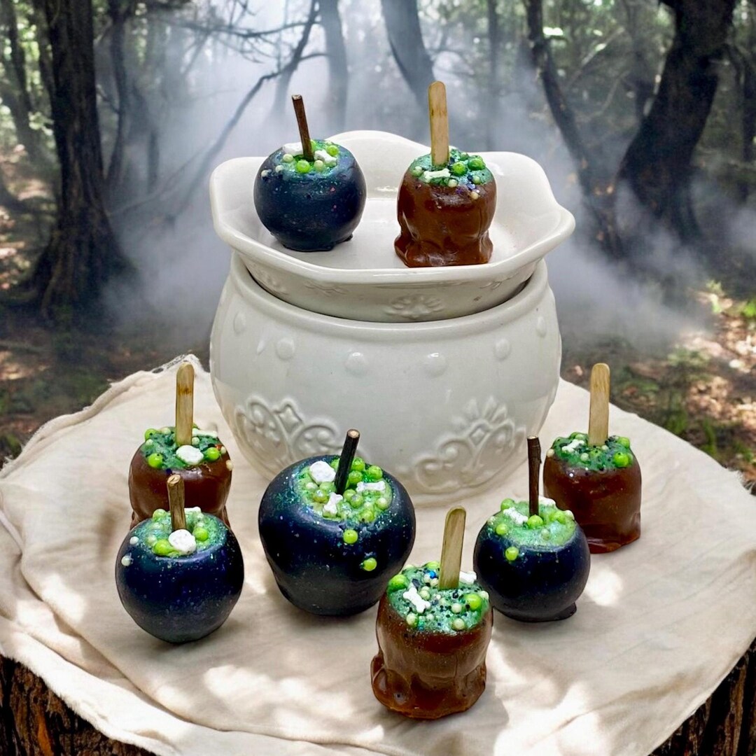 Witches Bubbling Apple Wax Melts, Caramel Apple Green Apple Wax Melts ...
