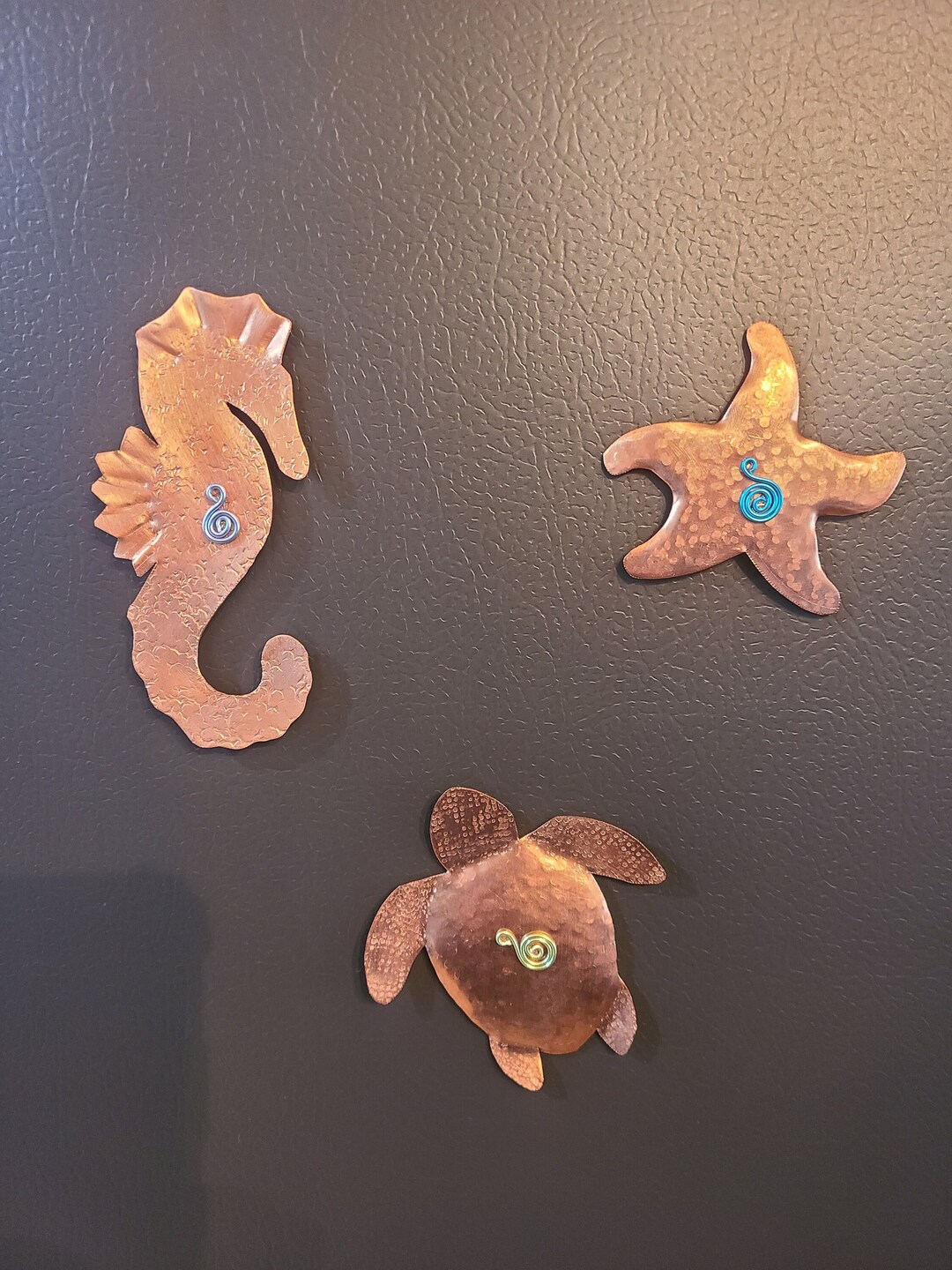 Sea Life Copper Magnets - Etsy