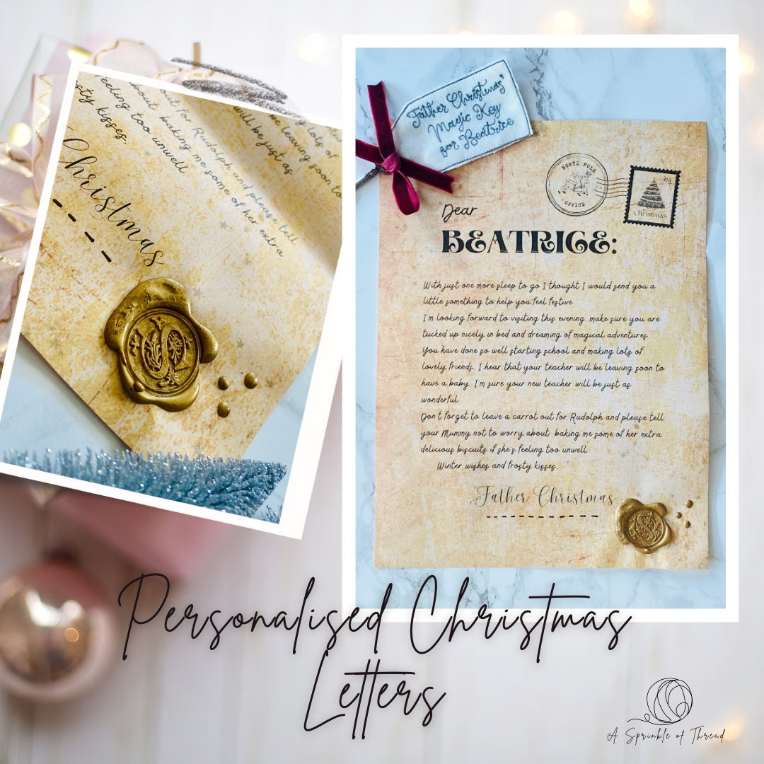 Personalised Christmas Letter Letter From Father Christmas Letter From ...