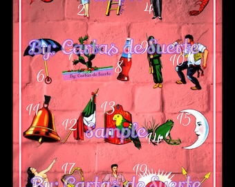 Mother's Day Loteria, Mexican Loteria Board, Digital Loteria Board ...