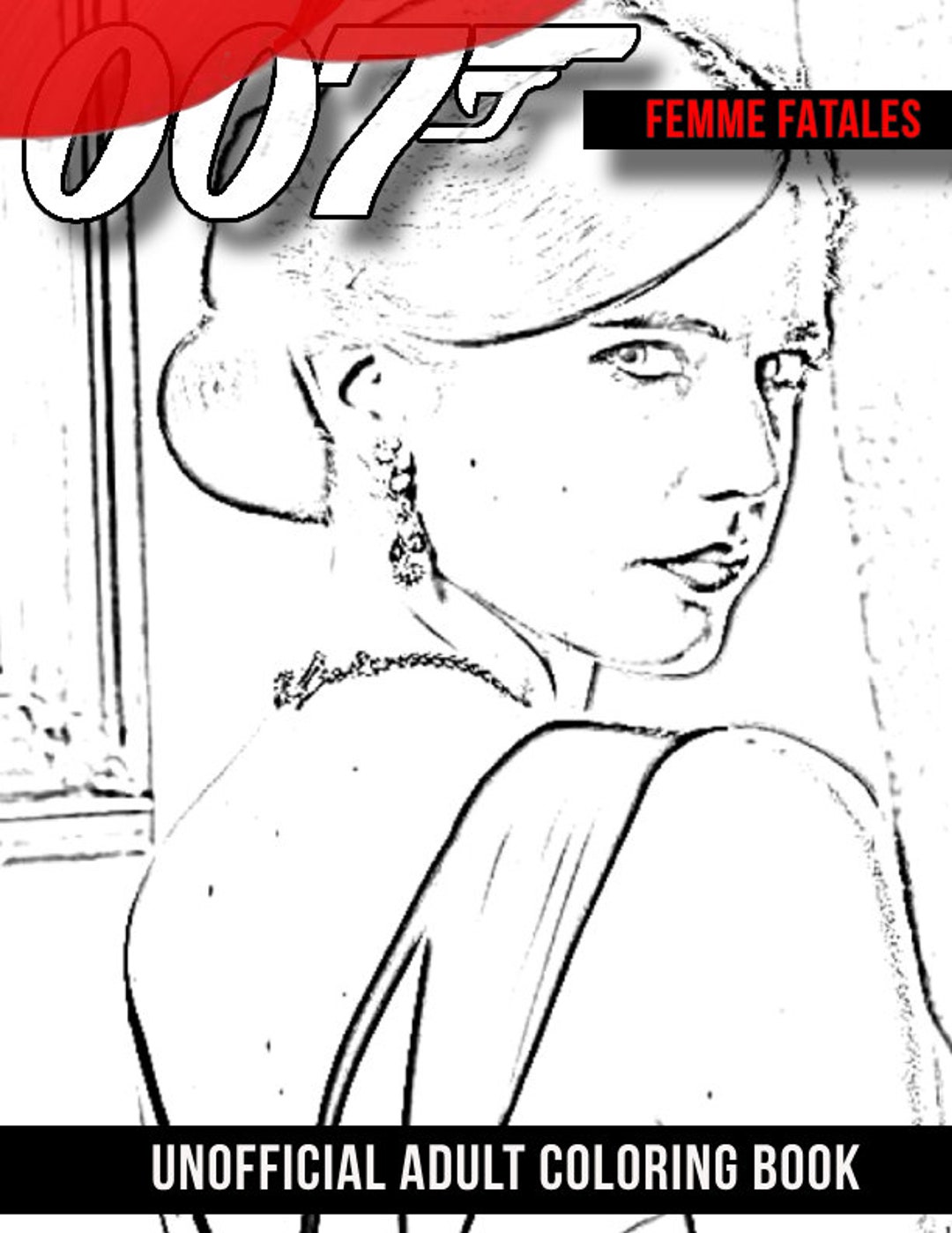 James Bond 007 Coloring Book femme Fatales - Etsy
