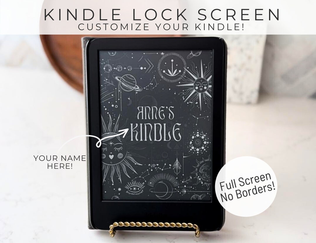 CUSTOM Kindle Lock Screen, Full Screen Kindle Screensaver, Kindle Cover ...