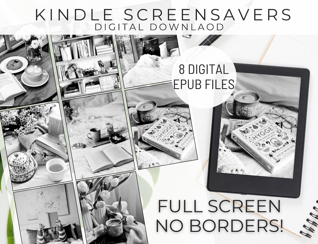 8 FULL SCREEN Kindle Screensaver, Kindle Lock Screen, Kindle Cover ...