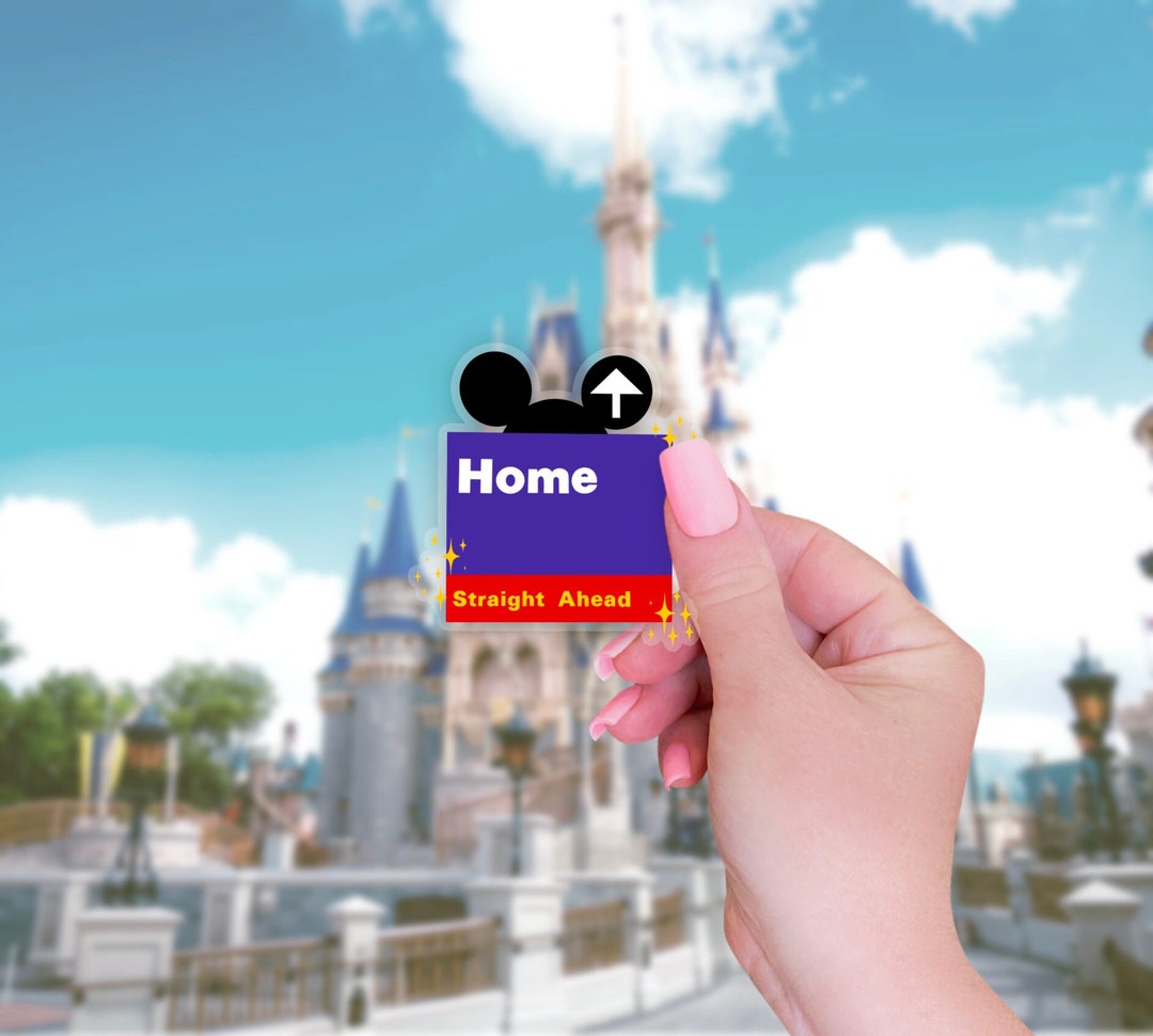 Disney Sign Sticker Waterproof Sticker Water Bottle Sticker Disney ...