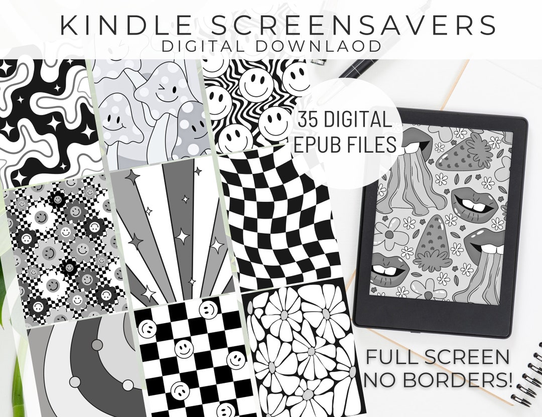 35 FULL SCREEN Kindle Screensaver, Kindle Lock Screen, Kindle Cover ...