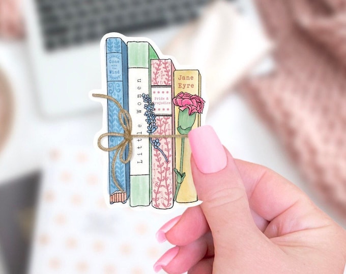 Book Reading Mouse Decal Sticker for Wall, Laptop, Car, and More. Great ...