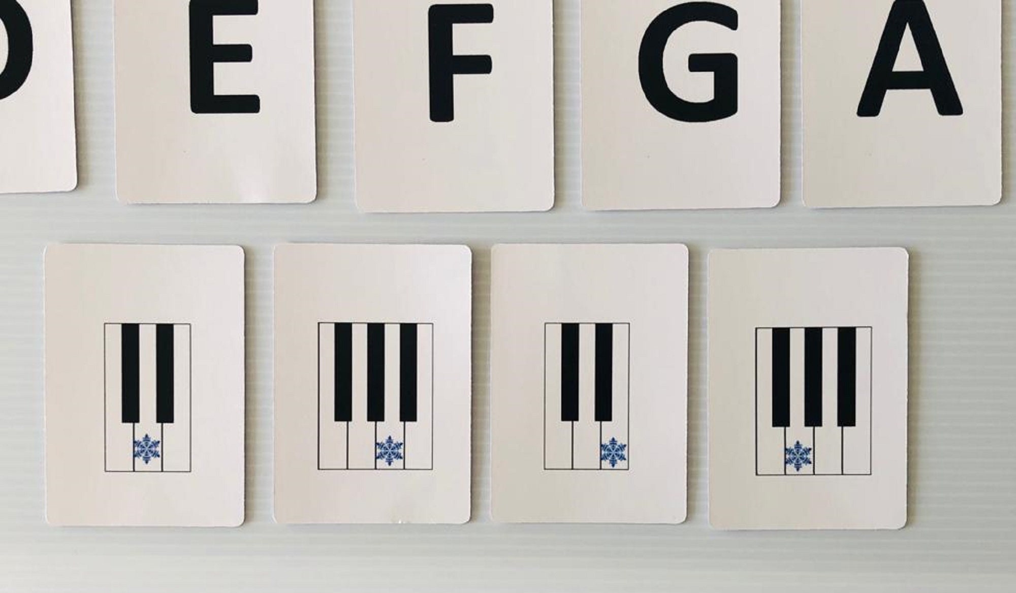 Treble Clef Note (only), Piano Keyboard Flashcards (DIGITAL PDF FILE ...