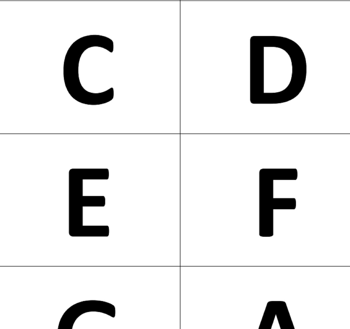 Double Sided Treble and Bass Clef Notes, Piano Keyboard Flashcards ...