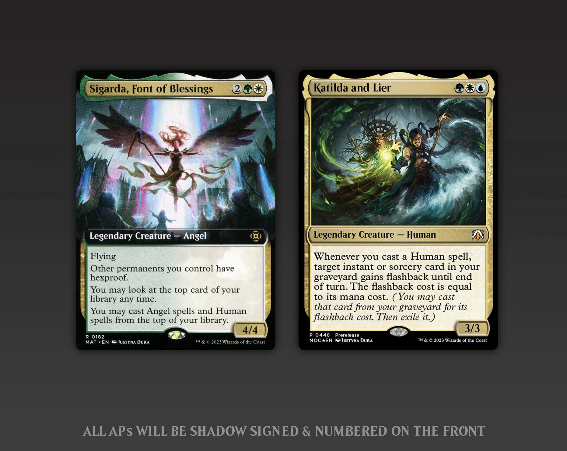 MOM MOC MAT Justyna Dura Gil MtG Ap March of the Machine Commander Aftermath Magic: the ...