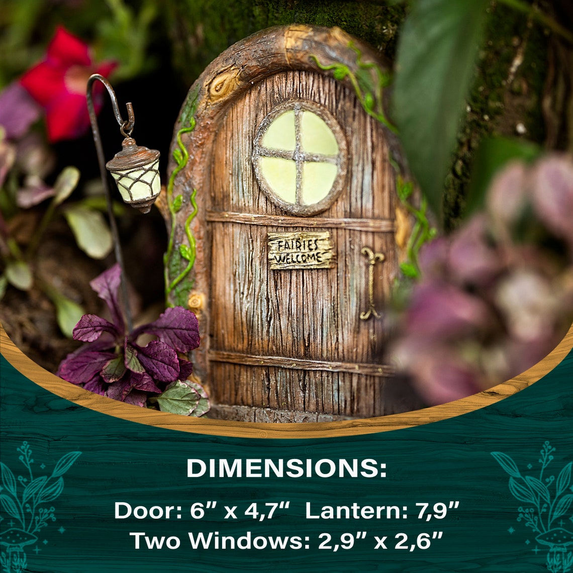 Fairy Door and Windows for Trees Glow in the Dark Super - Etsy