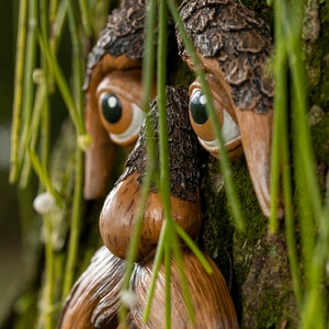 Tree Face Garden Decor Tree Hugger Bird Feeder Gift for Dad House ...
