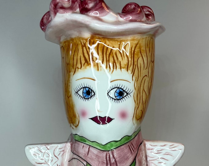 Susan Paley by Ganz grace Vase Large Pink Winged - Etsy