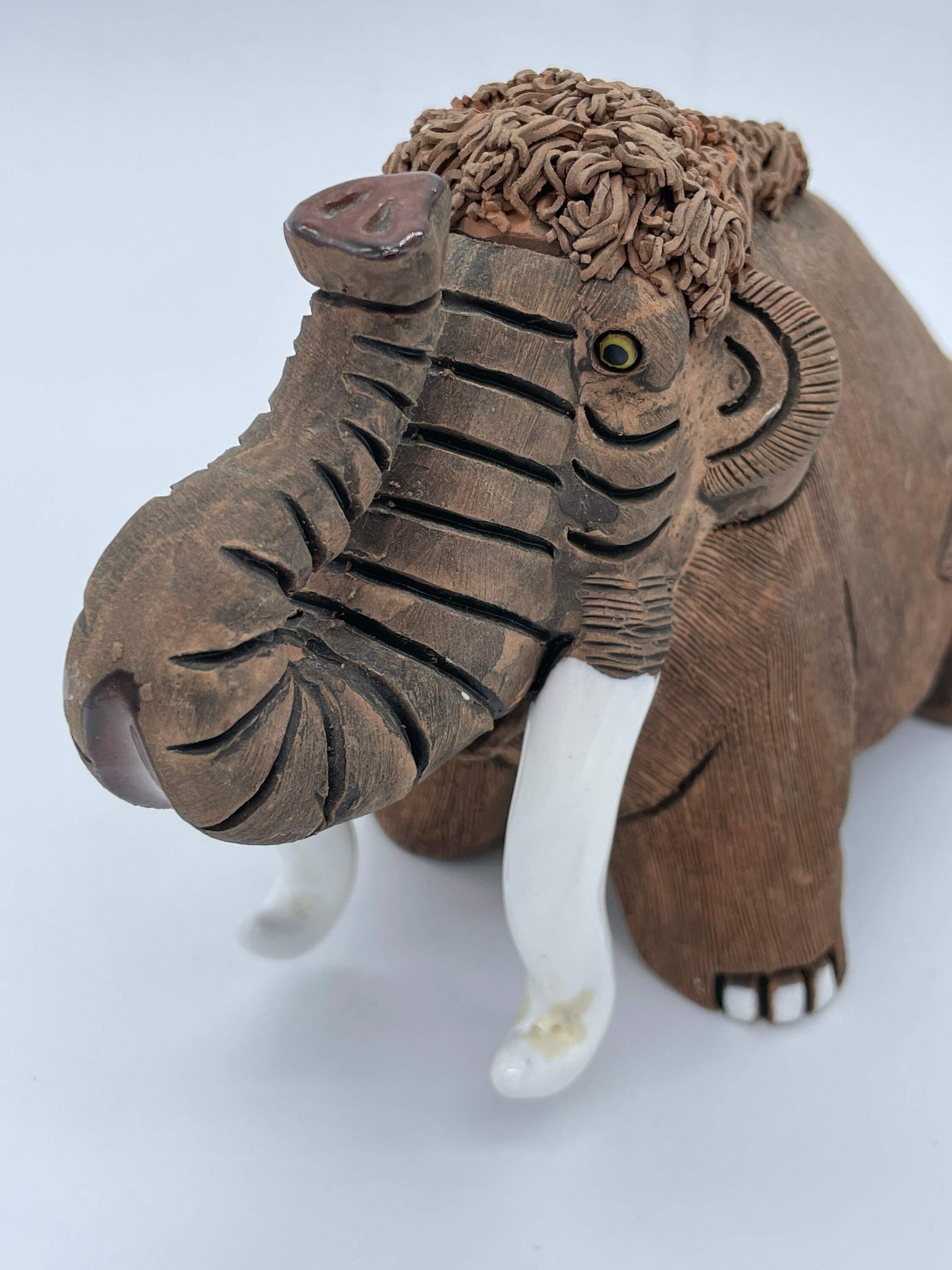 Casals Peru Art Pottery Mammoth Figurine - Etsy Canada