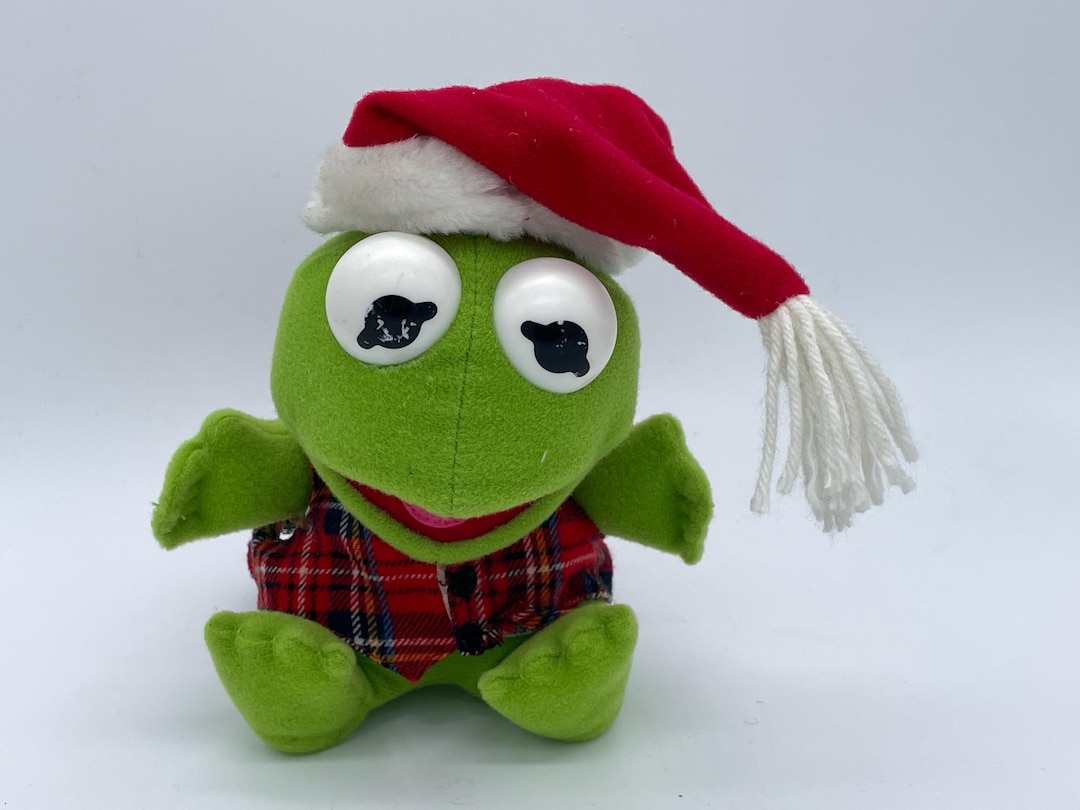 Vintage Kermit Muppet Babies Santa Christmas Plush 1987 - Etsy