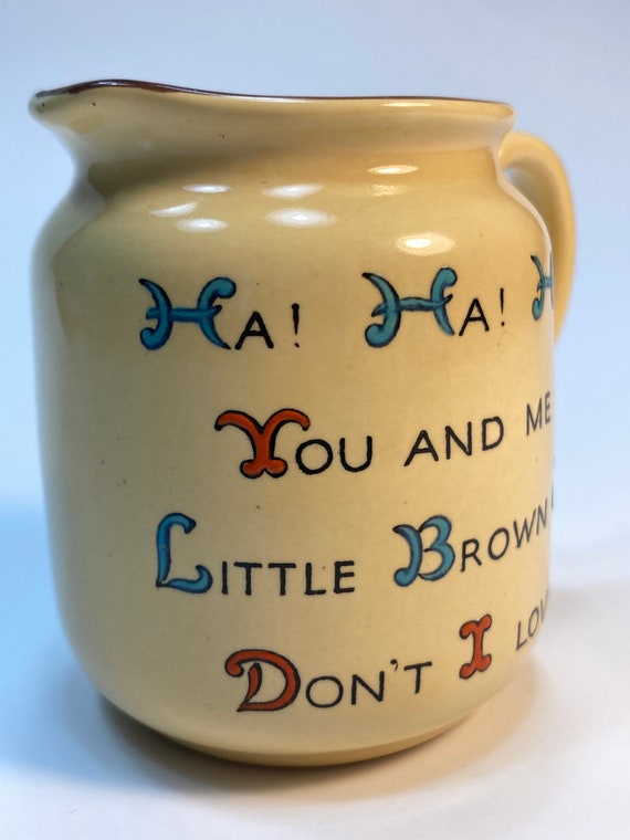 Vintage Royal Cauldron Miniature Pitcher little Brown Jug 3 - Etsy