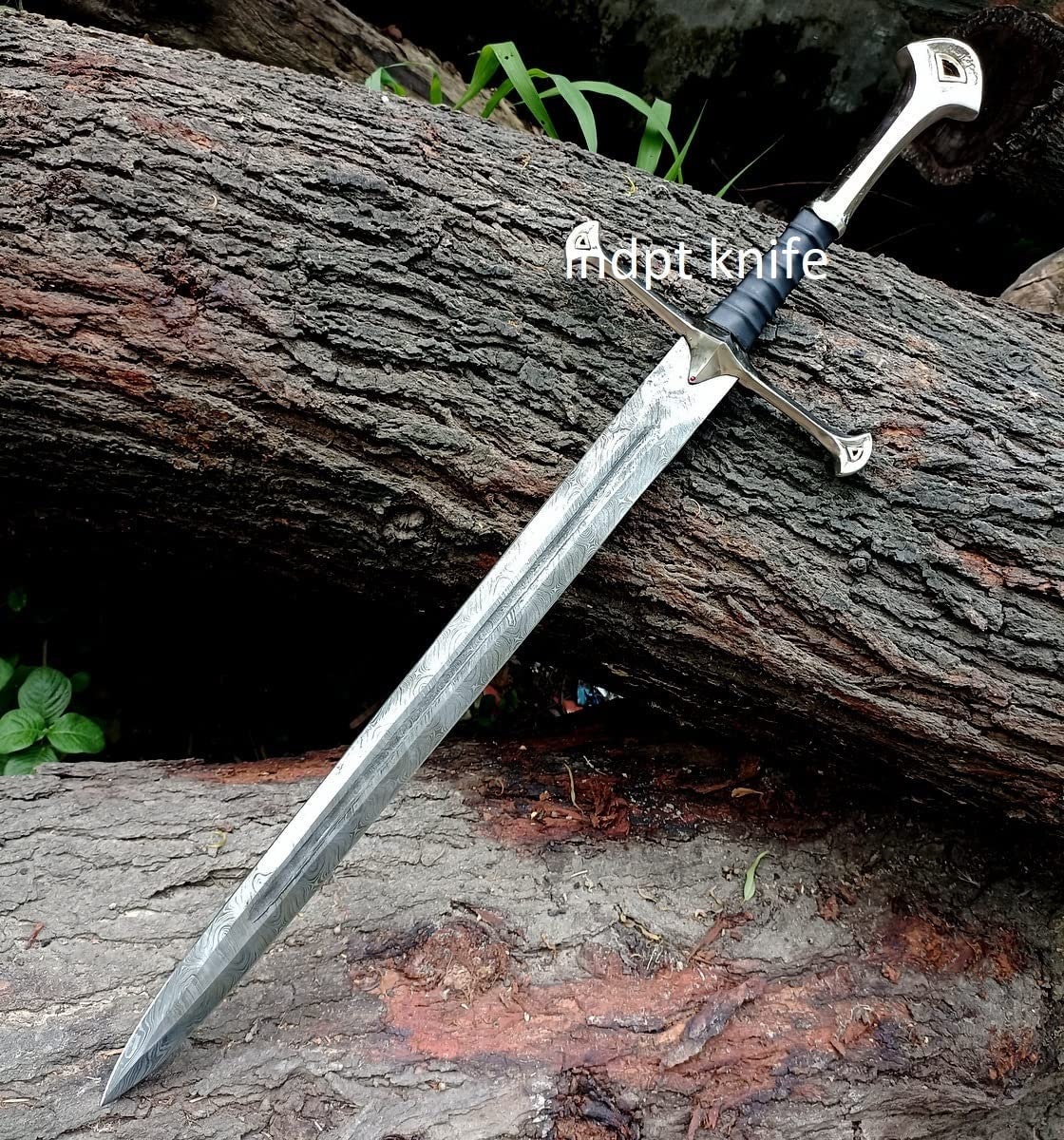 Unique Blades Damascus Steel Sword Custom Handmade Unique Damascus ...