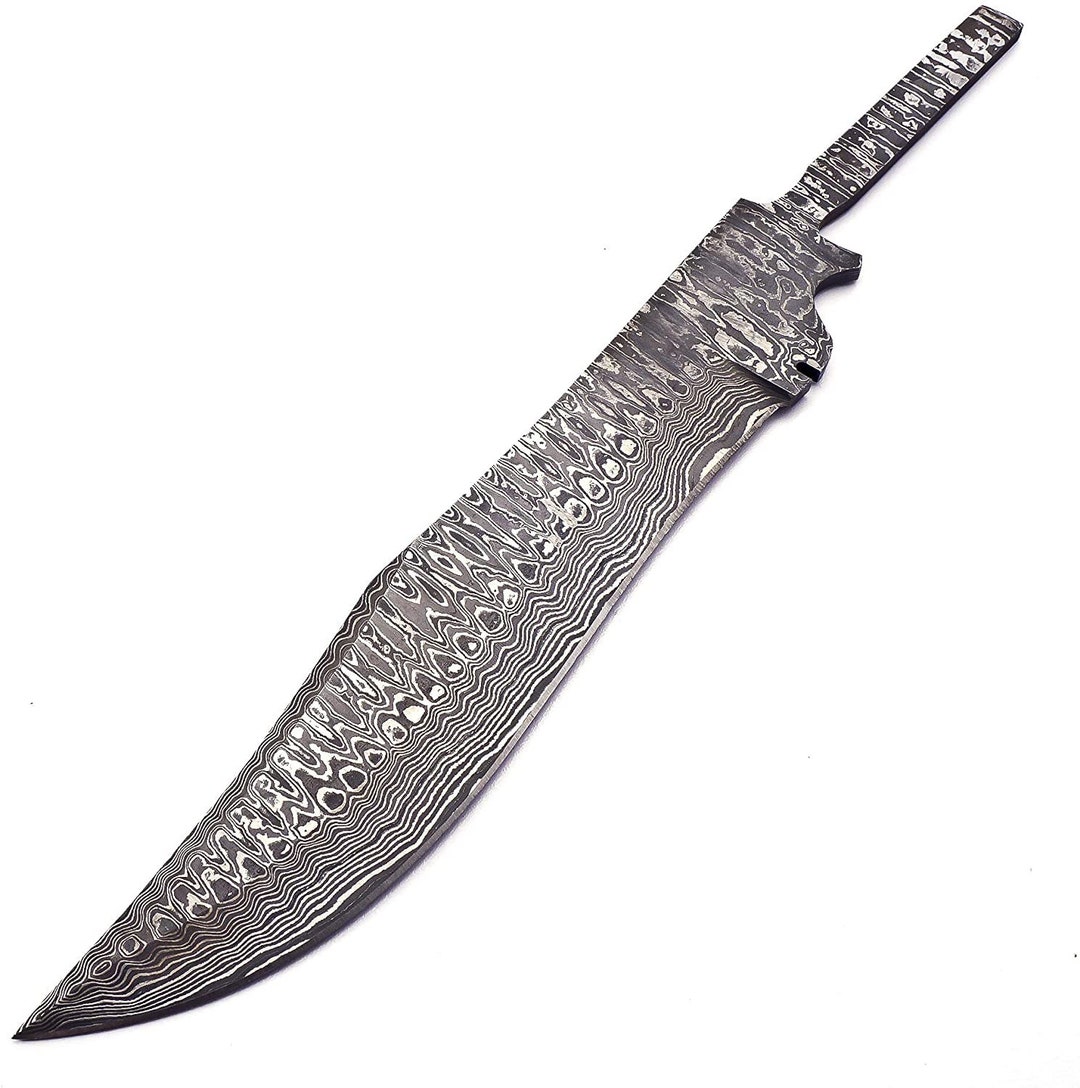 BLANK BLADES, Real Damascus Steel BLADES, Handmade Damascus Steel 15 ...