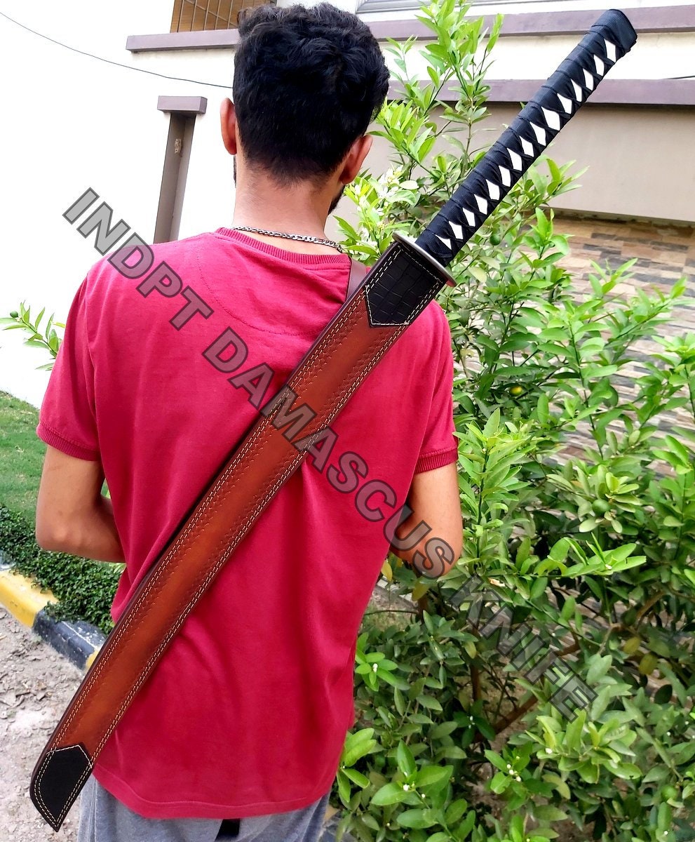 40 Inches' Katana Sword Damascus Steel Katana Sword - Etsy