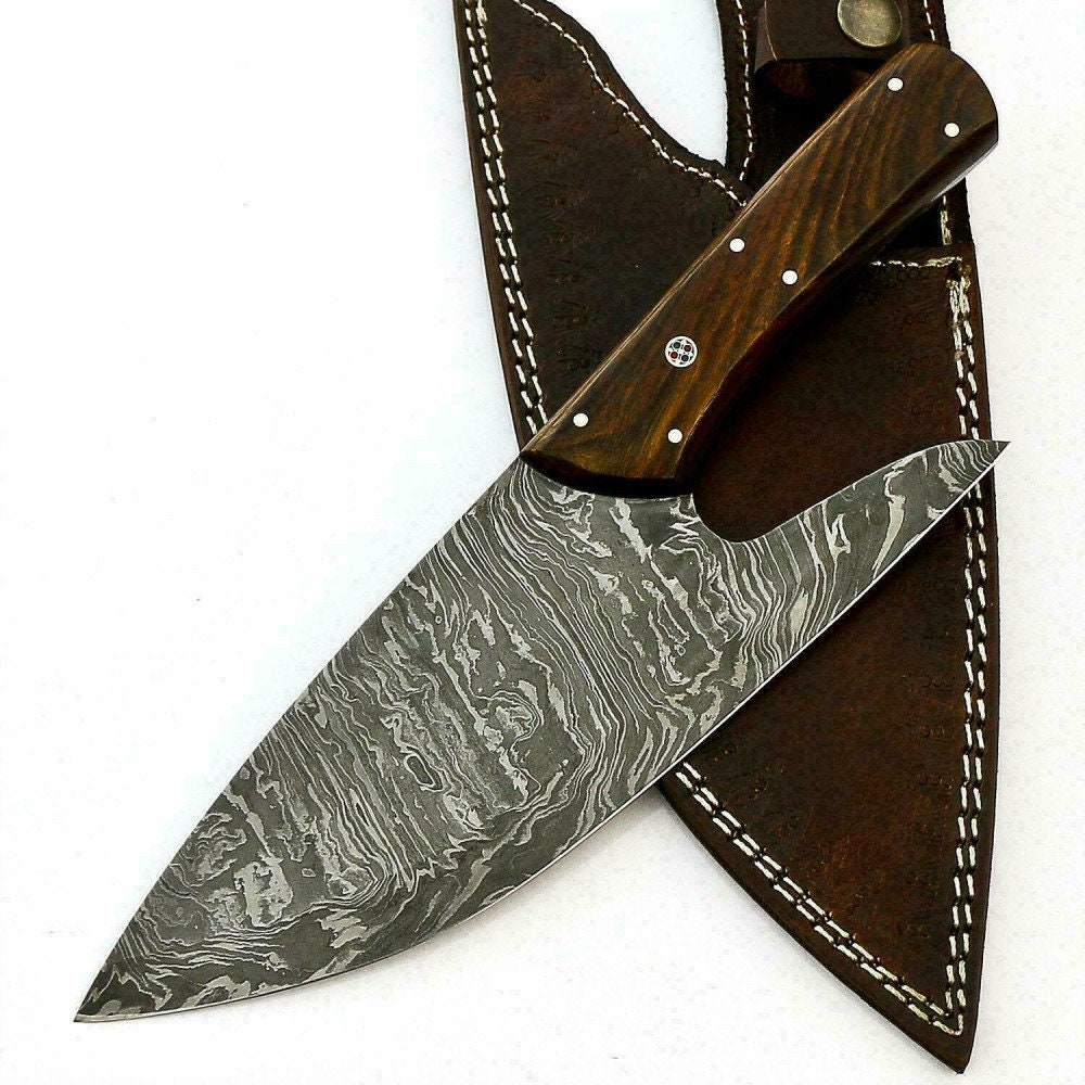 Custom Handmade Damascus Cleaver 11 inches' Damascus Steel | Etsy