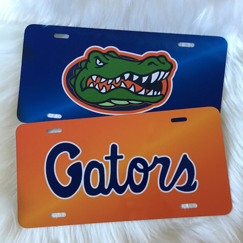 Florida Gators Gator Head License Plate - Etsy