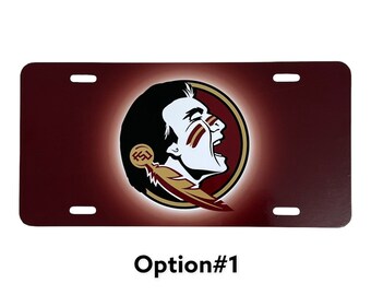 Fsu License Plate - Etsy