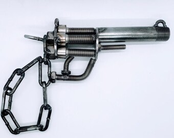 Scrap Metal Revolver - Etsy