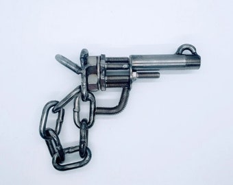 Scrap Metal Revolver - Etsy