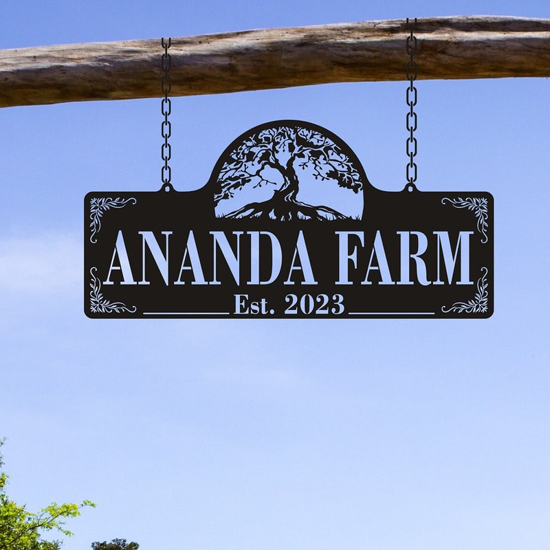 Custom Farm Sign - Etsy