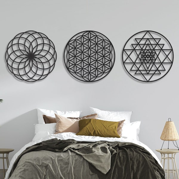 Sacred Geometry Wall Art - Etsy
