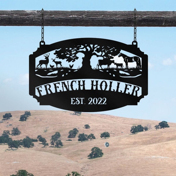 Metal Farm Signs - Etsy