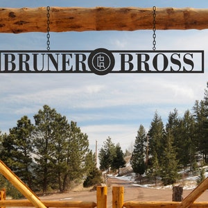 Metal Ranch Entrance Signs, Custom Farm Signs, Ranch Gate Signs ...