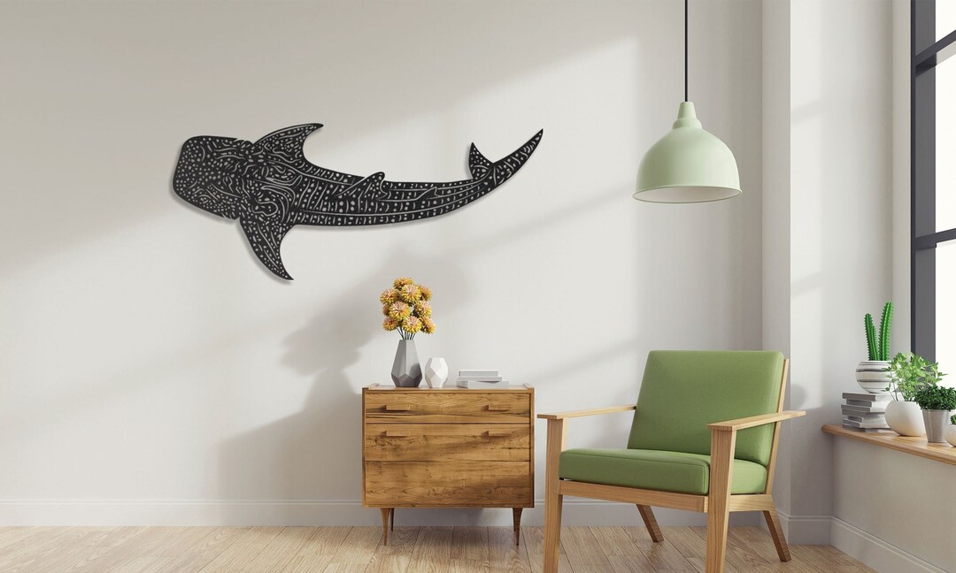 Whale Shark, Whale Shark Wall Decor, Large Wall Art, Shark Decor, Whale ...