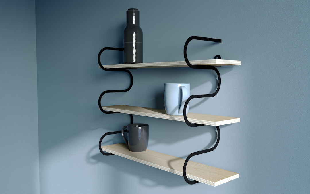 Metal Shelf Stand, Hanging Shelves for the Wall, Decorative Metal Wall ...