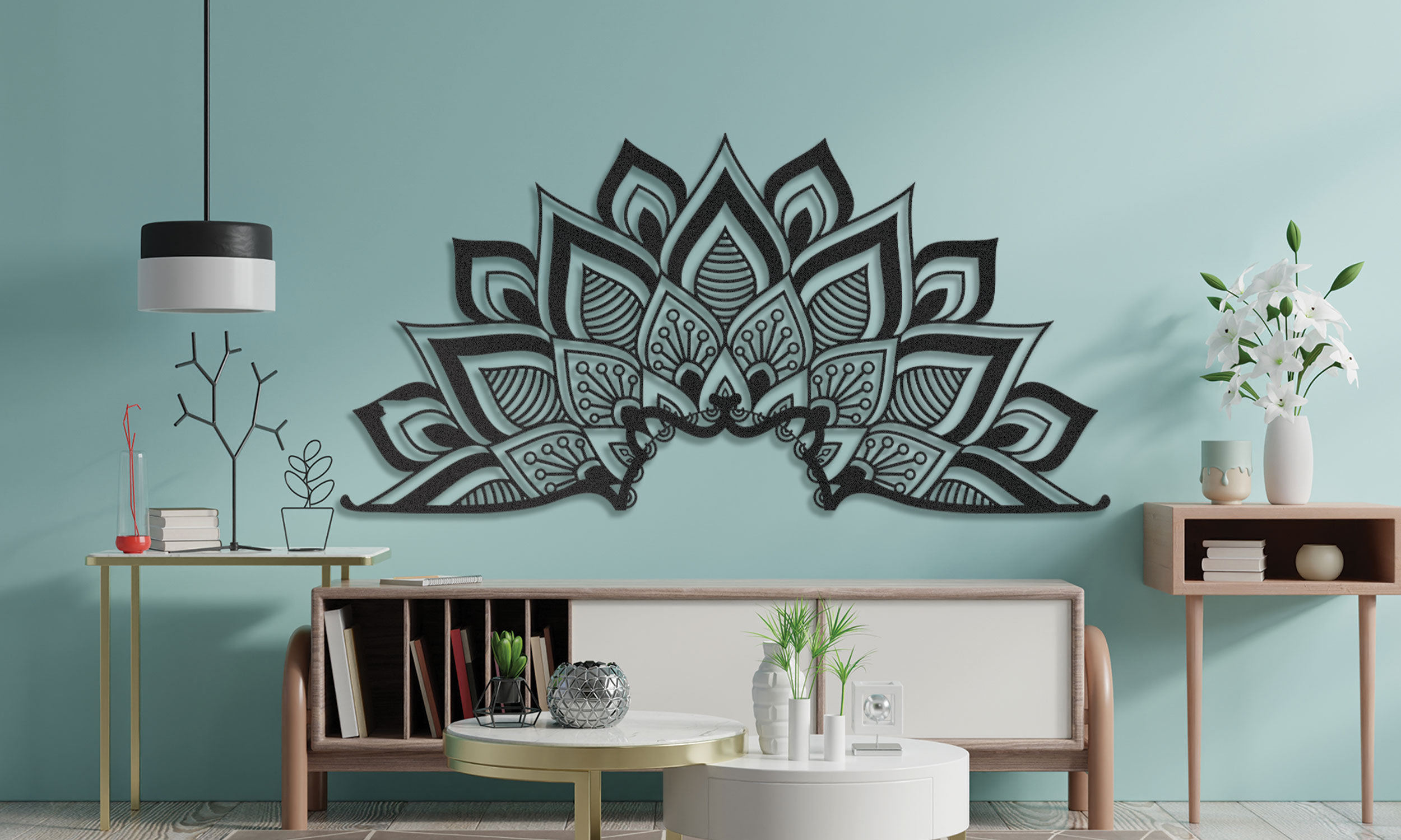 Mandala Wall Art Bedroom Wall Decor Wall Art Mandala Wall - Etsy