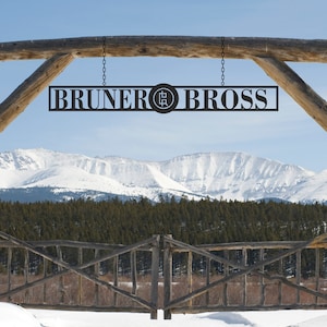 Metal Ranch Entrance Signs, Custom Farm Signs, Ranch Gate Signs ...