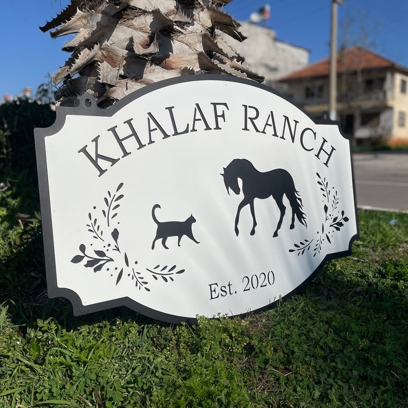 Custom Farm Sign - Etsy